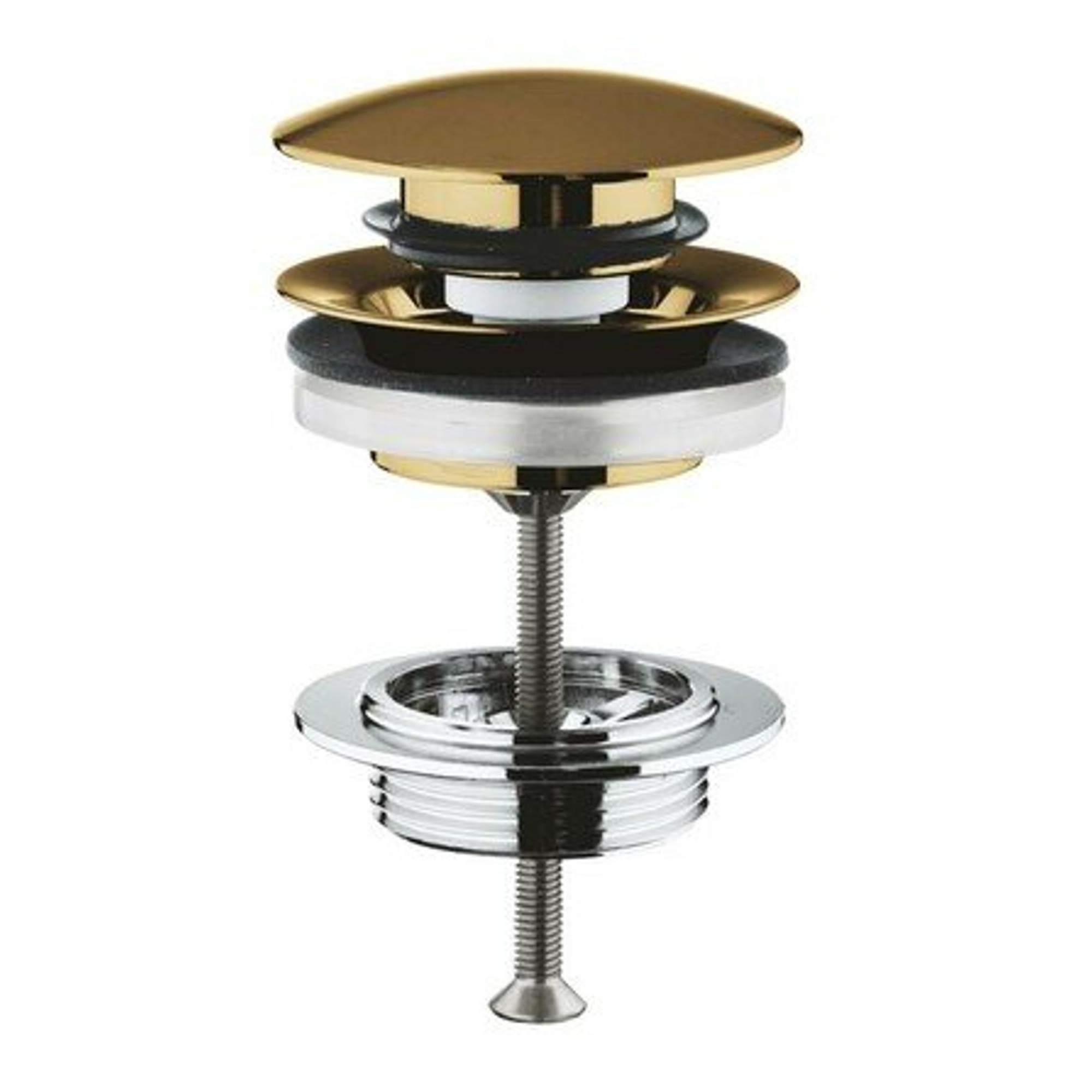 GROHE afvoergarnituur push open brushed cool sunrise OUTLETSTORE ...